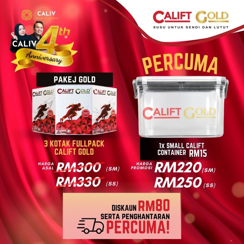 NAK SEMBUH LUTUT – CALIFT GOLD